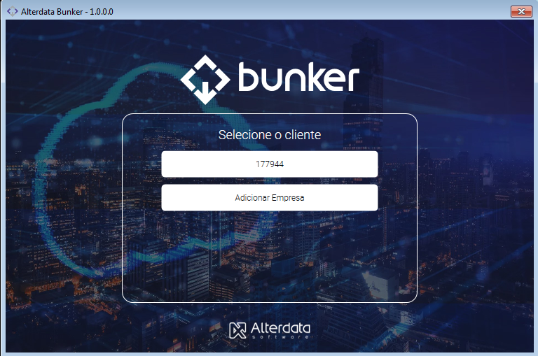 Aplicativo Alterdata Bunker - Alterdata Backup