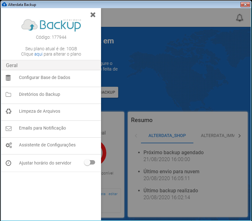 Geral - Alterdata Backup