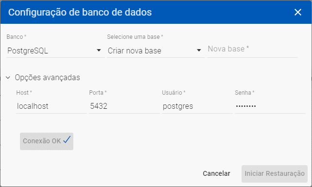 Restaurar backup - Alterdata Backup