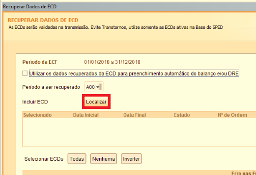 SPED ECF - Como recuperar a ECD na ECF - Contábil - Base de Conhecimento SPED ECF - Como recuperar a ECD na ECF - Contábil - Base de Conhecimento