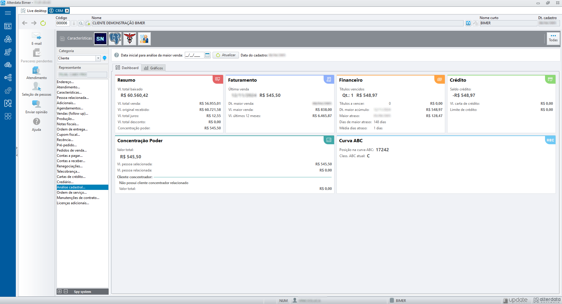Análise cadastral - Bimer - Base de Conhecimento