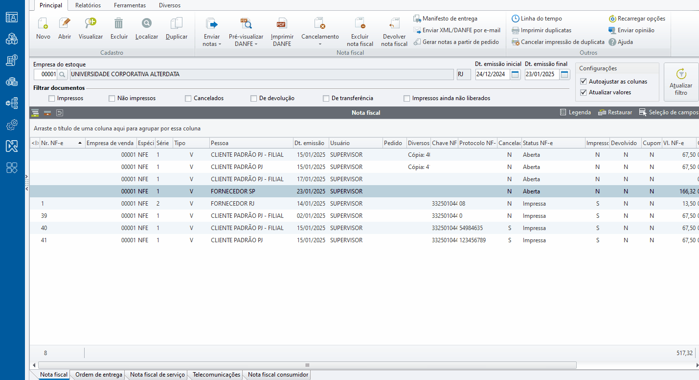 Pré-visualizar DANFE - Bimer - Base de Conhecimento