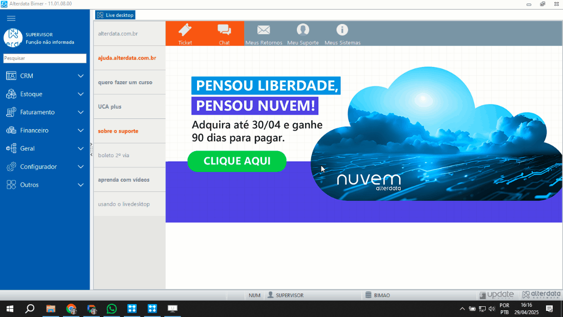 Recurso de Acessibilidade no Bimer - Bimer - Base de Conhecimento