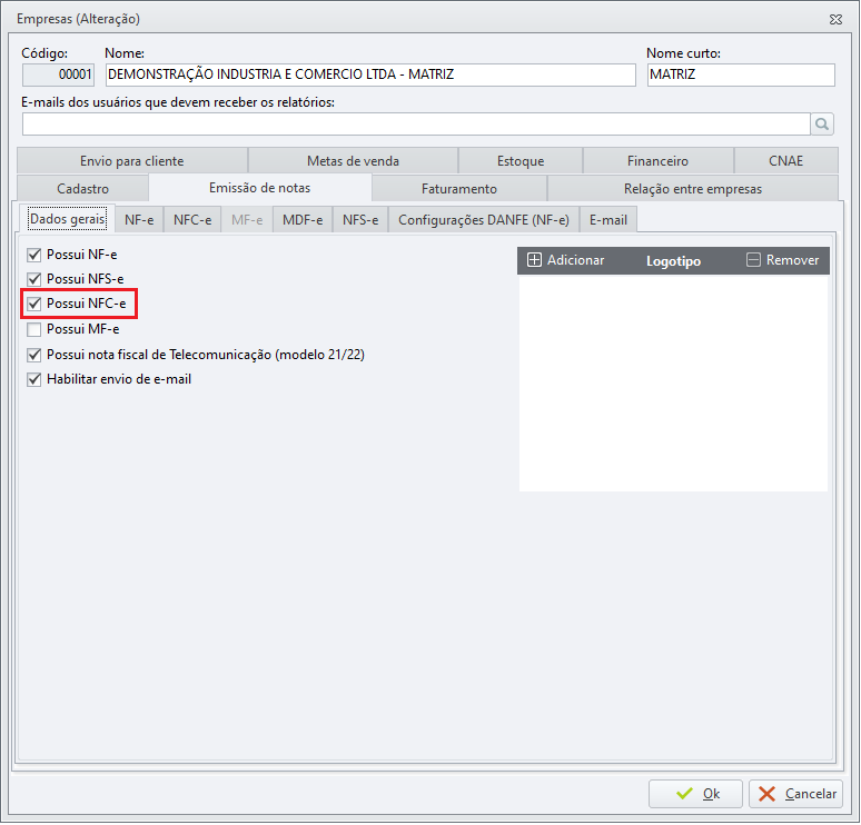 Configurando o PDV Alterdata para Emissão de NFC-e - Bimer - Base de Conhecimento
