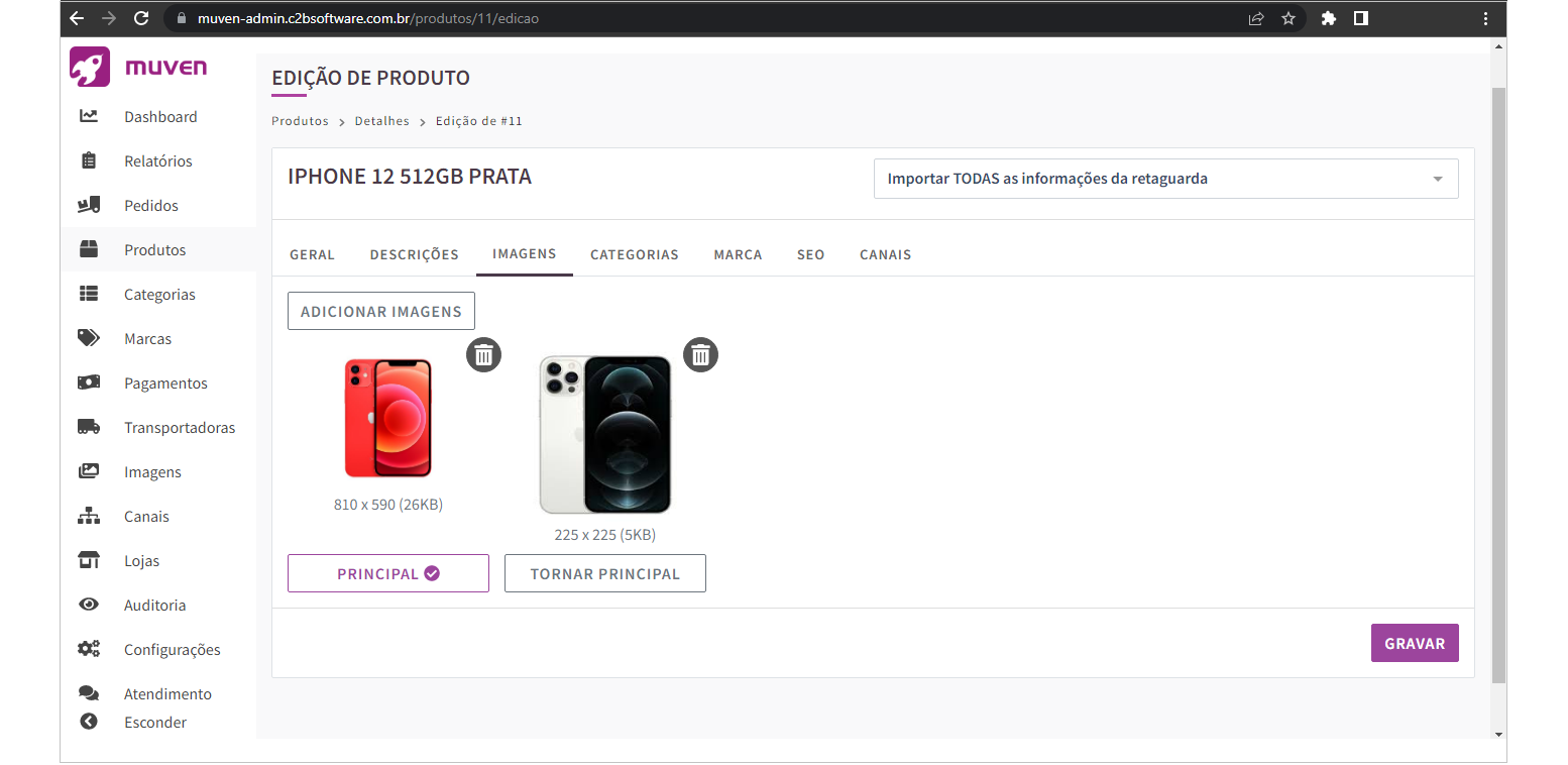 Gerenciamento de Imagens no Muven Integrado com o Bimer - Bimer - Base ...