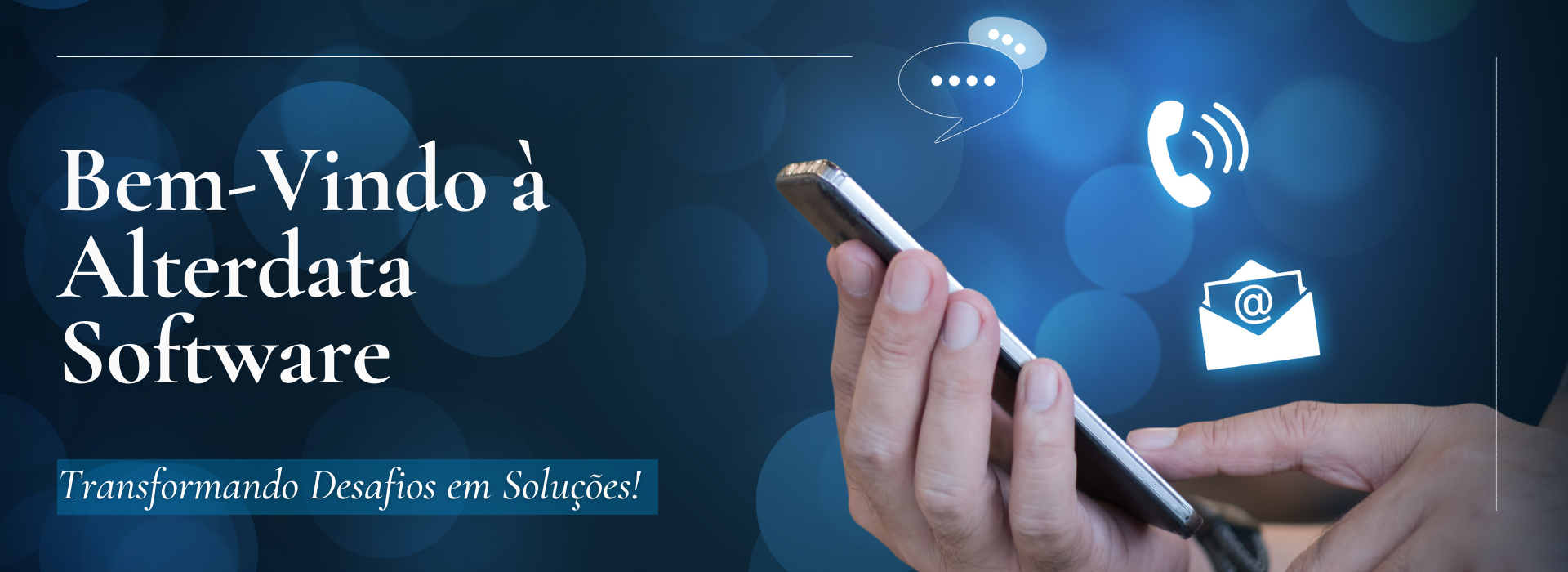 Formas de Contato com a Alterdata - Formas de Contato com a Alterdata