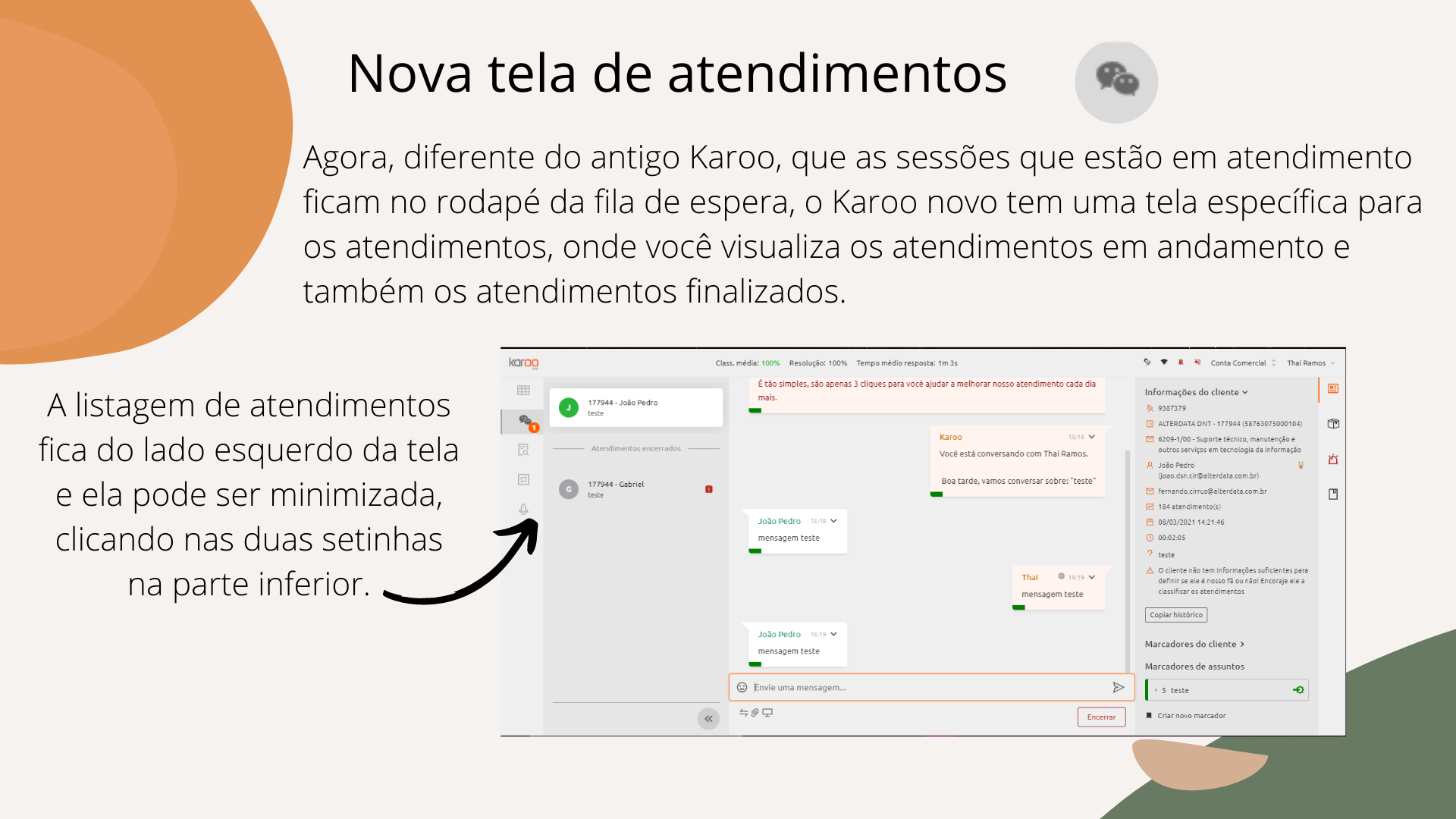 Dicas nova interface Karoo - Karoo Chat