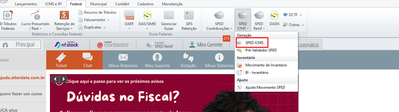 SPED ICMS - Registro C173 - SPED Fiscal (ICMS e IPI) - Fiscal - Base de ...