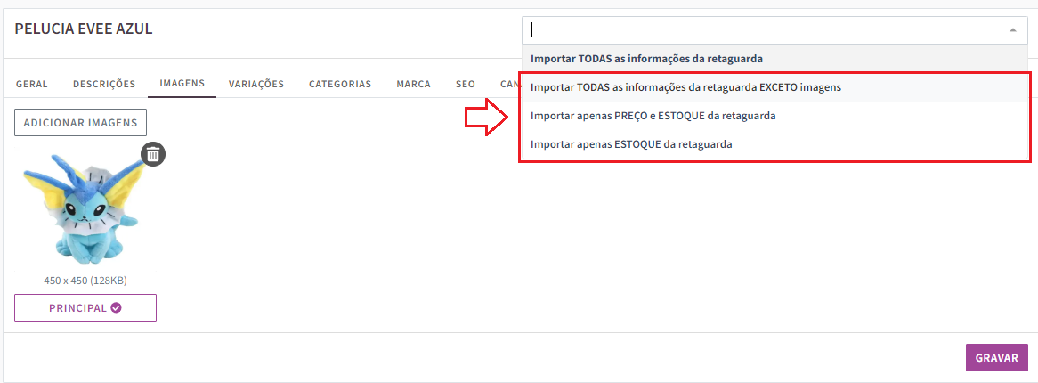 Gerenciamento de imagem no Shop x Muven - Muven - Base de Conhecimento