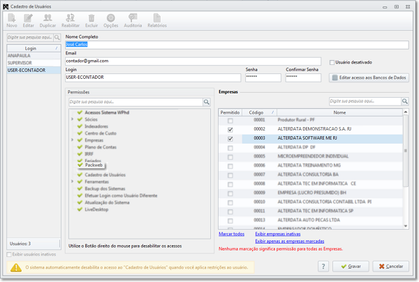 eContador - Como Cadastrar Usuários do Tipo ’’Operador’’? - eContador - Base de Conhecimento