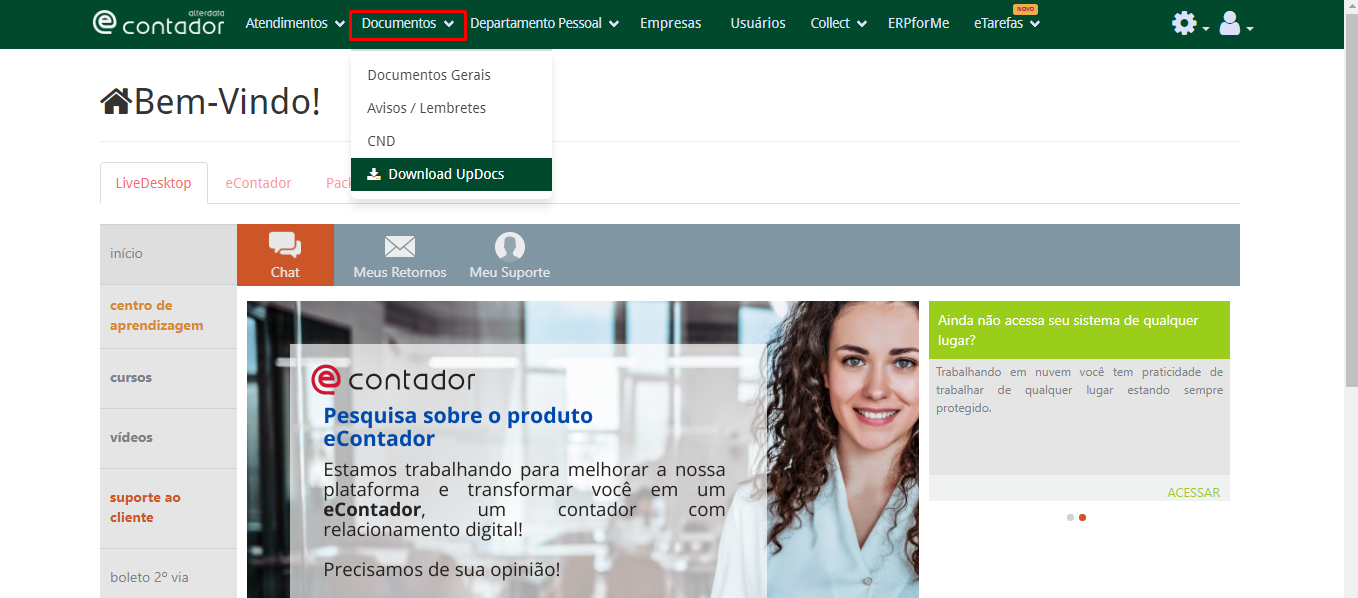 UpDocs - Tudo que você precisa saber - eContador - Base de Conhecimento