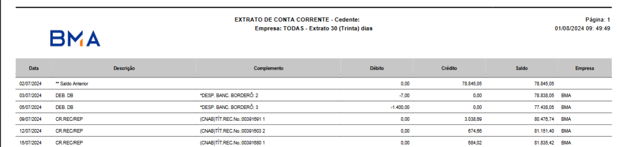 eEscriture - Modelos de Layouts do Banco BMA reconhecidos pelo ...