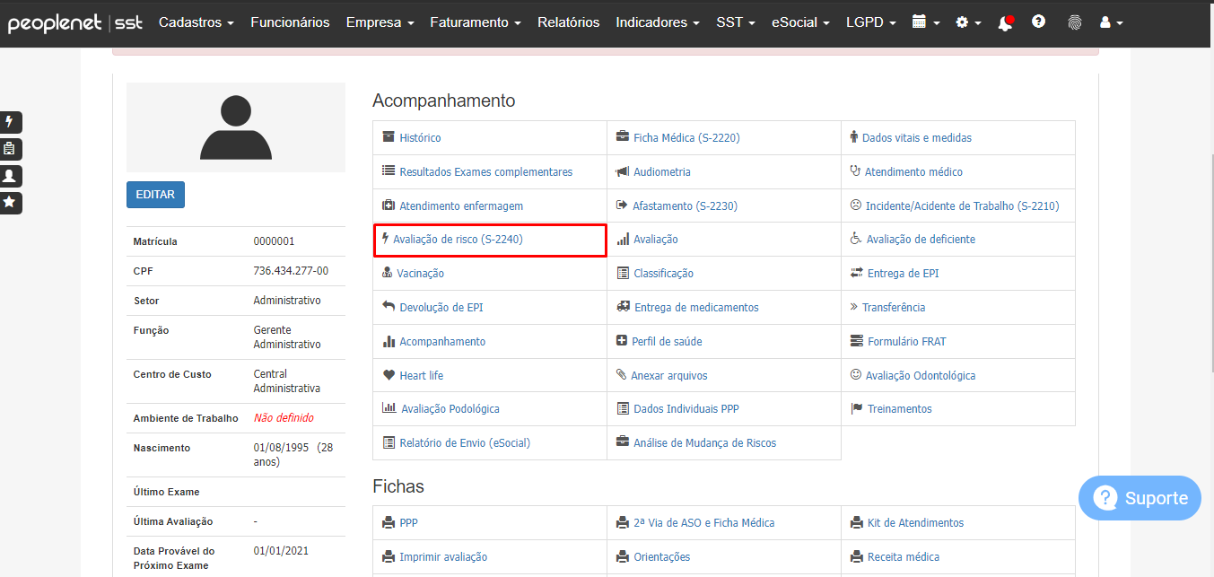 Peoplenet - SST - Como fazer avaliação de risco individual por ...