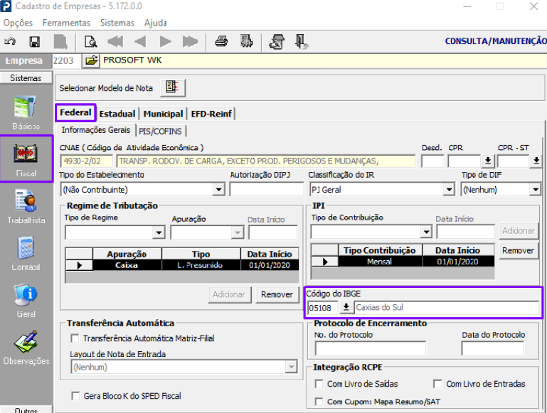 F282 - Demais Assuntos - Escrituração de nota de serviço modelo PJ/PJ ...