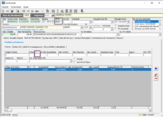 F1913 - Como importar NFCom mod.62 com itens sem CFOP por meio da ...