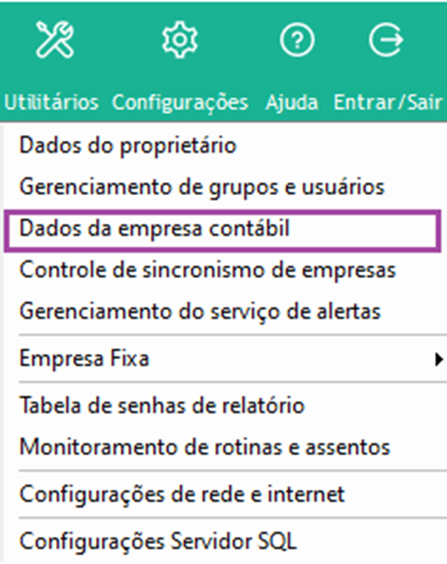 FP1901 - GRRF - Como corrigir a mensagem dados da empresa contábil são ...