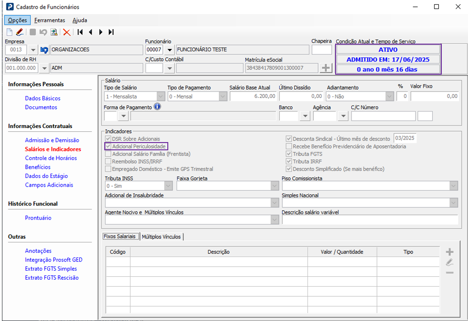 FP950-Como é realizado o cálculo do adicional de periculosidade quando ...
