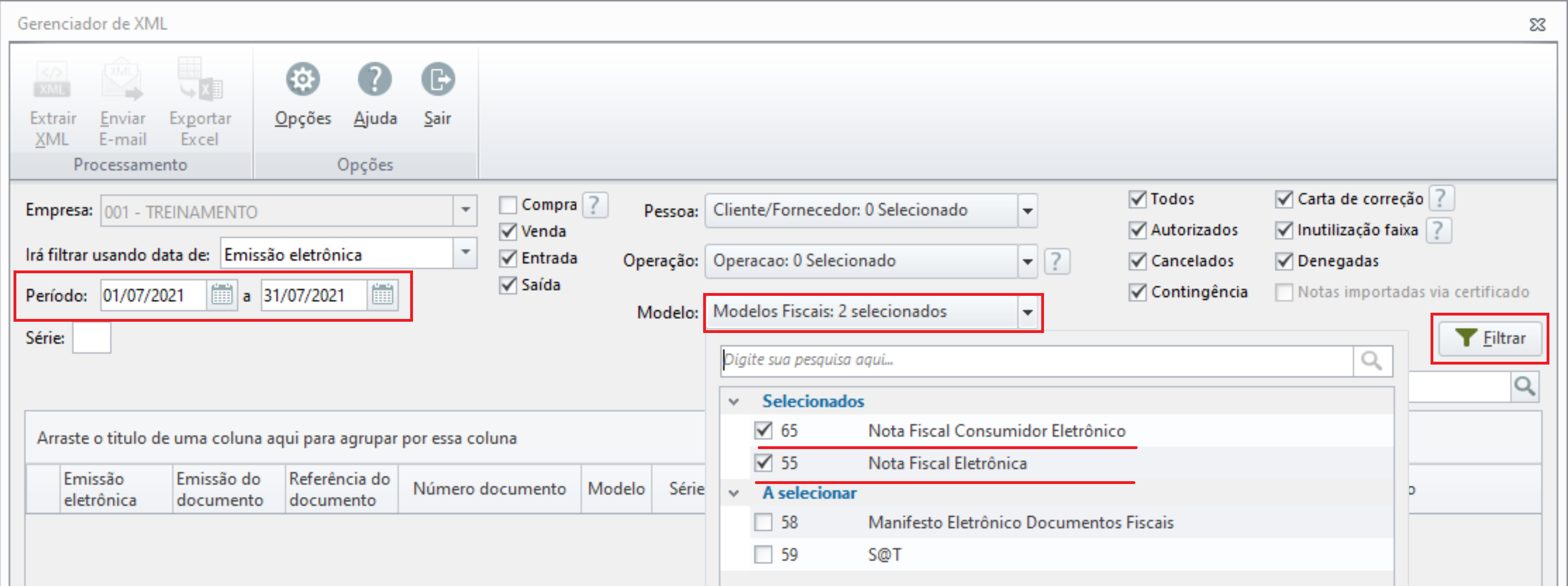 Extrair e enviar XML para a contabilidade - Shop - Base de Conhecimento
