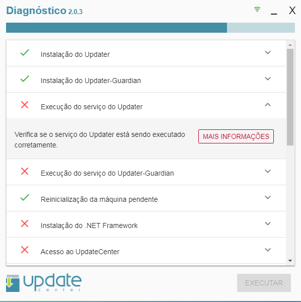 Updater Diagnóstico - UpdateCenter